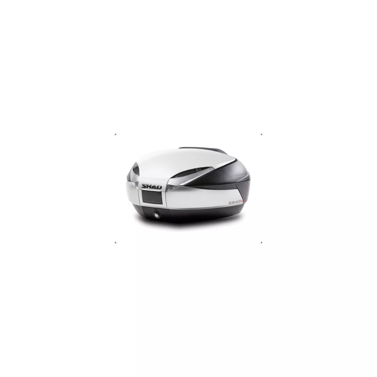 Top Case moto SHAD SH48 New Titanium, volume 48 litres - Tech2Roo