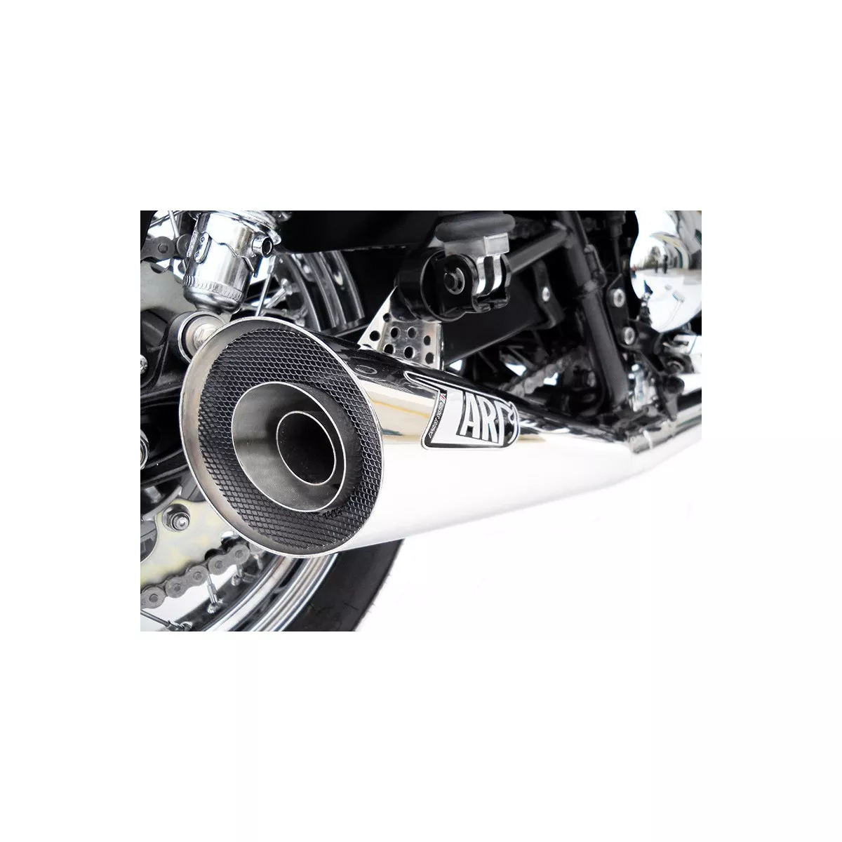 Ligne complète basse sport homologuée ZARD pour Triumph Bonneville ...