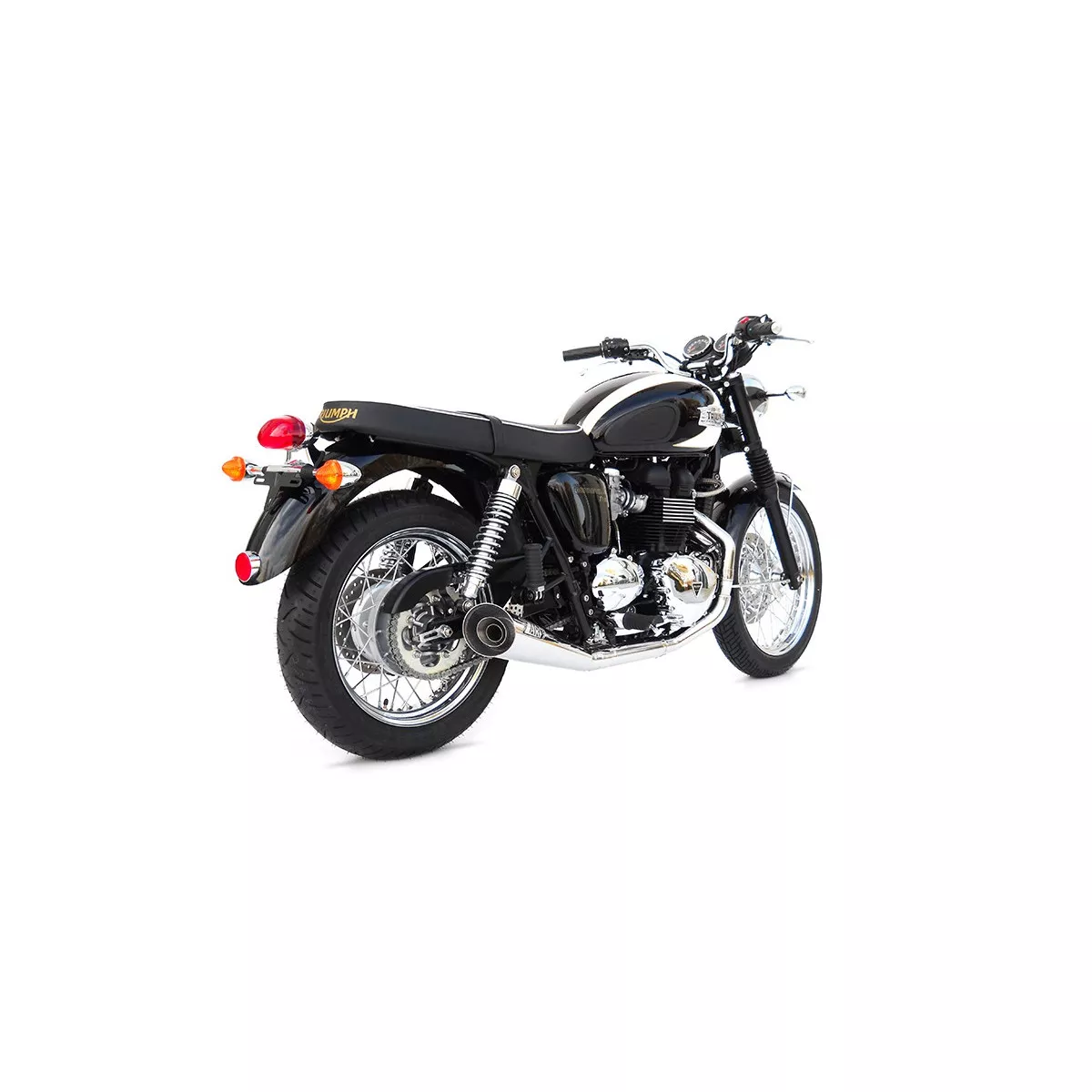 Ligne complète basse sport homologuée ZARD pour Triumph Bonneville ...