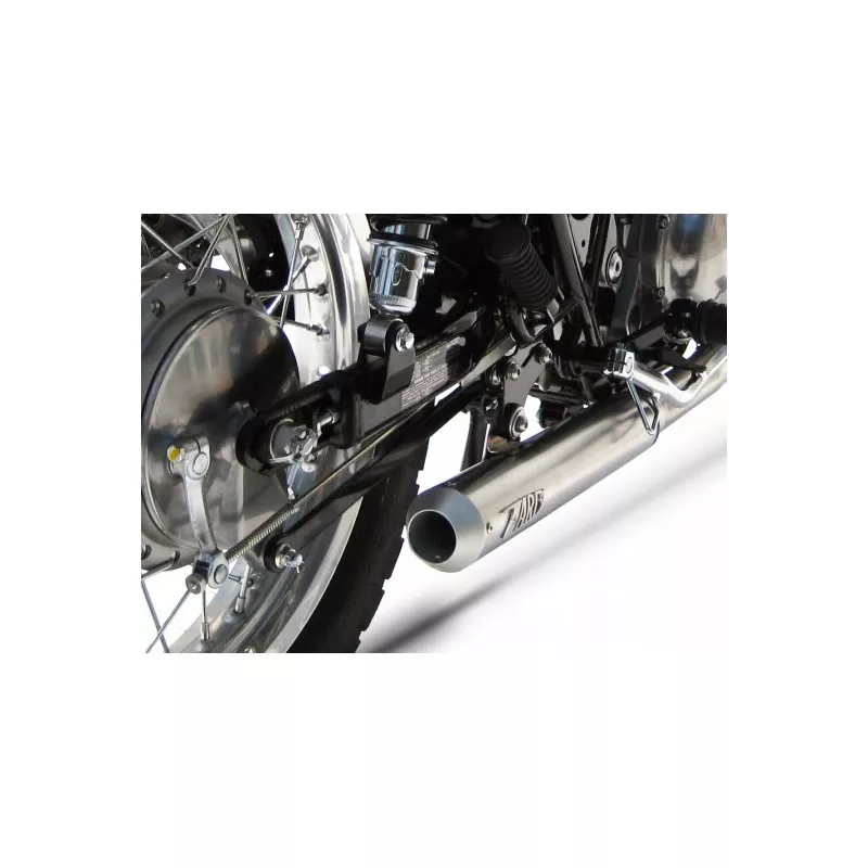 Ligne complète inox racing cross ZARD pour Kawasaki W800 2012-2017 ...