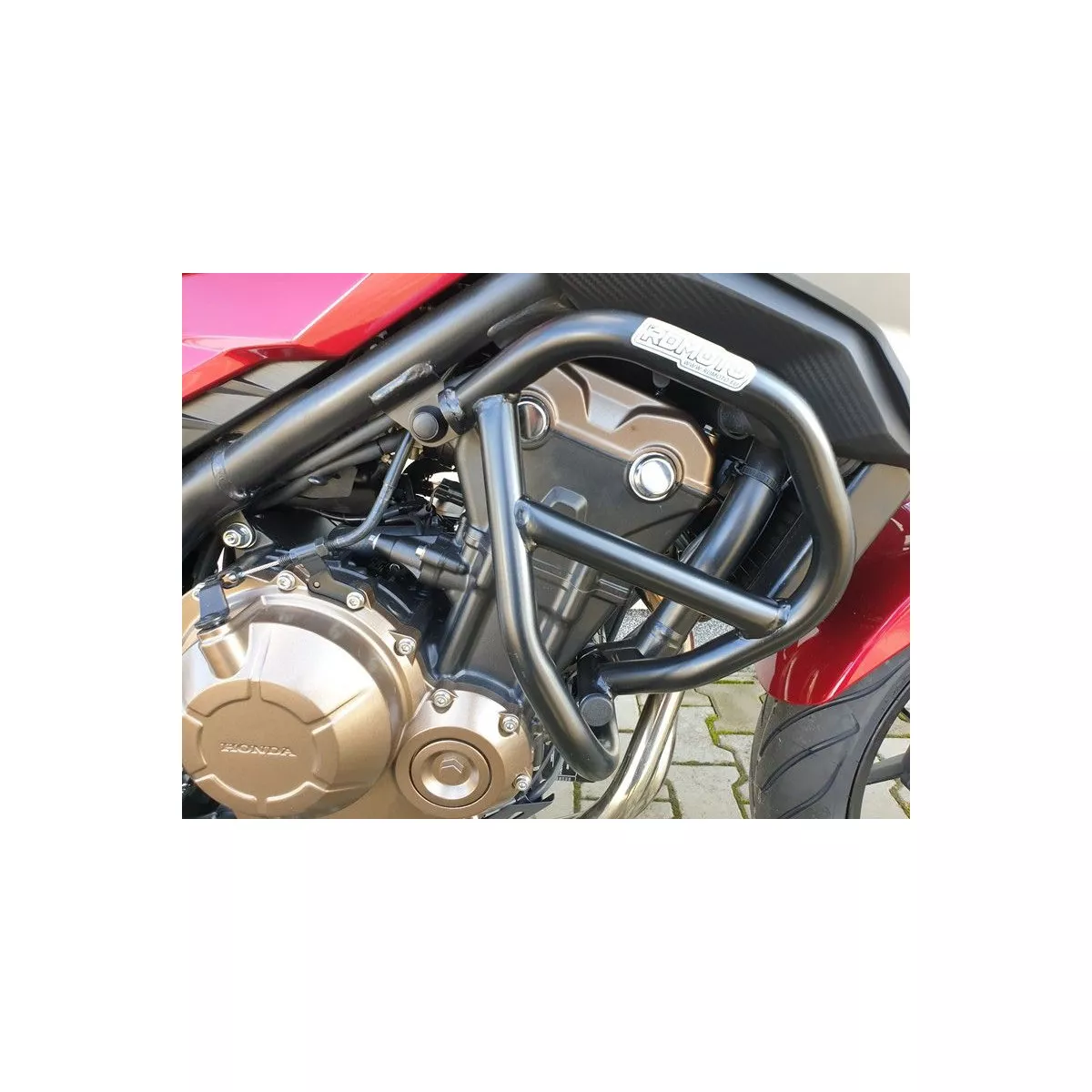 Crash-bar RDmoto CF114KD noir pour Honda CB500F 2018-2019 - Tech2Roo