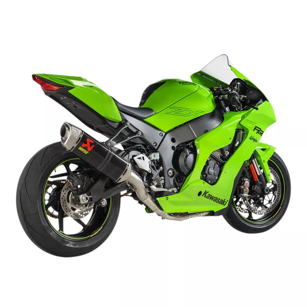 Ligne complète Evolution Akrapovic Racing pour Kawasaki Ninja ZX10R ...