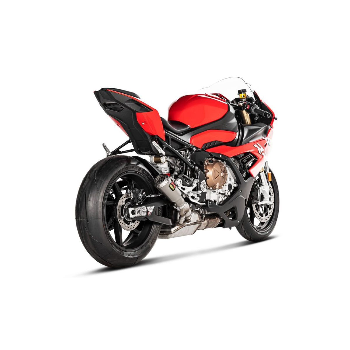 Silencieux racing AKRAPOVIC Slip-on Titane pour BMW S1000RR 2019 et ...