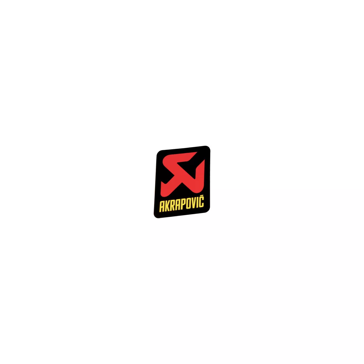 Autocollant sticker Logo Akrapovic vertical 57 x 60mm - Tech2Roo