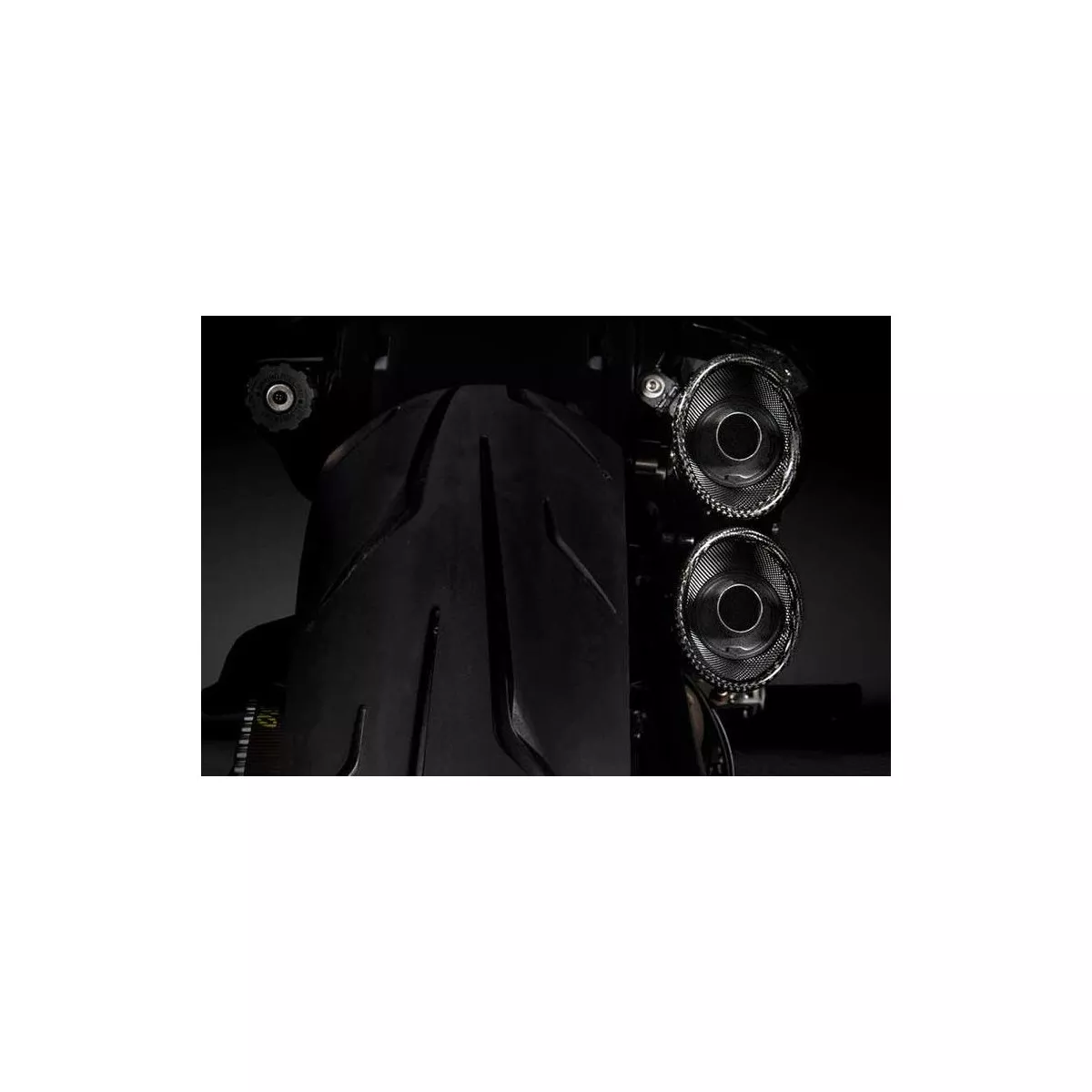 Ligne complète GT ZHD006S10SCR homologuée inox noir ZARD pour Ducati ...