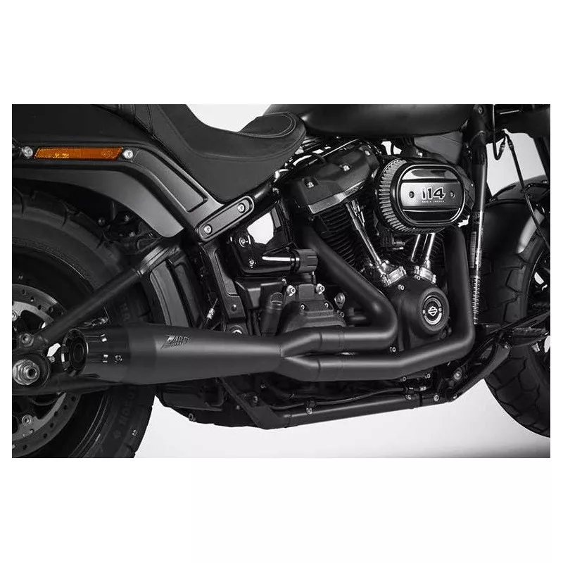 Ligne complète GT ZHD006S10SCR homologuée inox noir ZARD pour Ducati ...