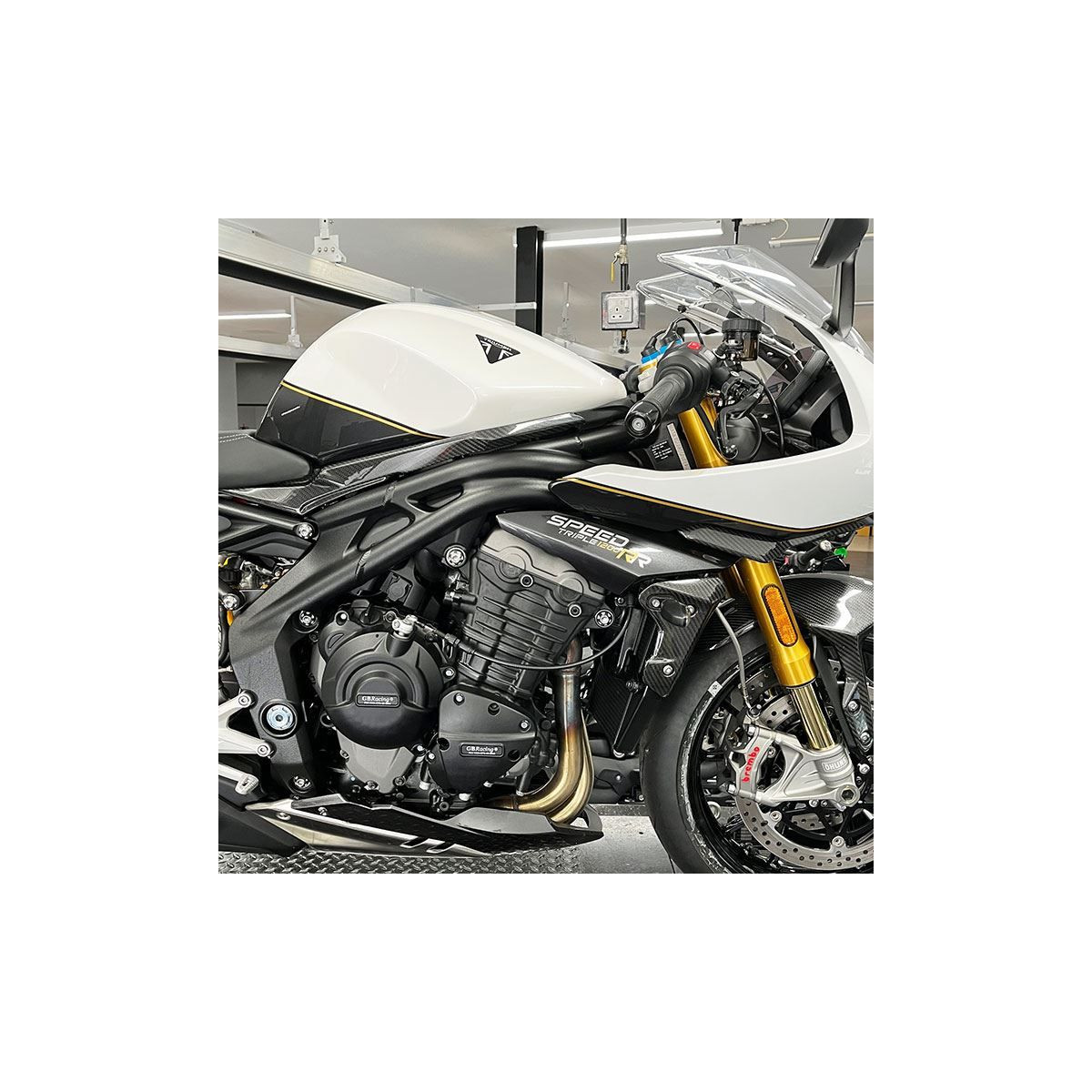 Protection GBRacing de carter d'allumage pour Triumph Speed Triple ...