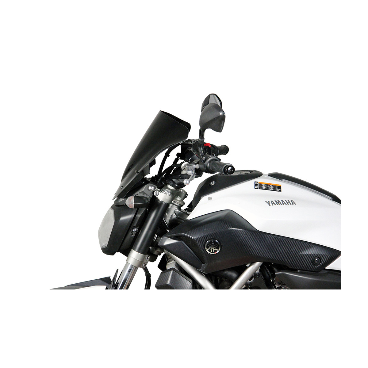 Bulle MRA Racing NRM noir pour Yamaha MT07 2014-2020 - Tech2Roo