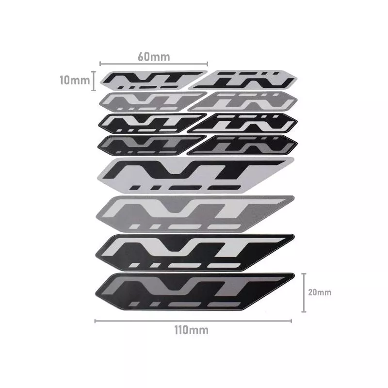 Kit déco stickers Pyramid BRA0200 pour Honda NT1100 - Tech2Roo