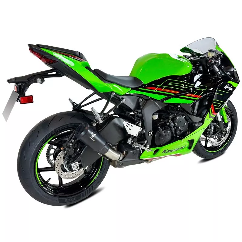 Echappement silencieux IXRACE MK2 black édition - Kawasaki ZX6R 2024 et ...