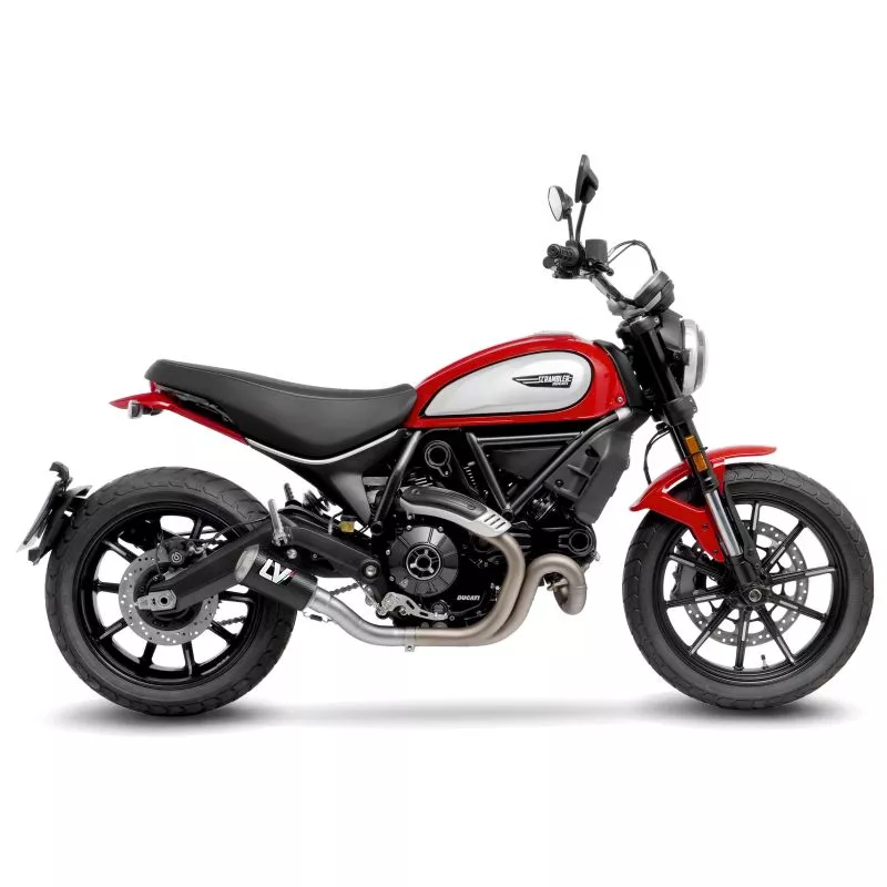 Échappement silencieux Slip-On LeoVince LV-10 Carbone pour Ducati ...