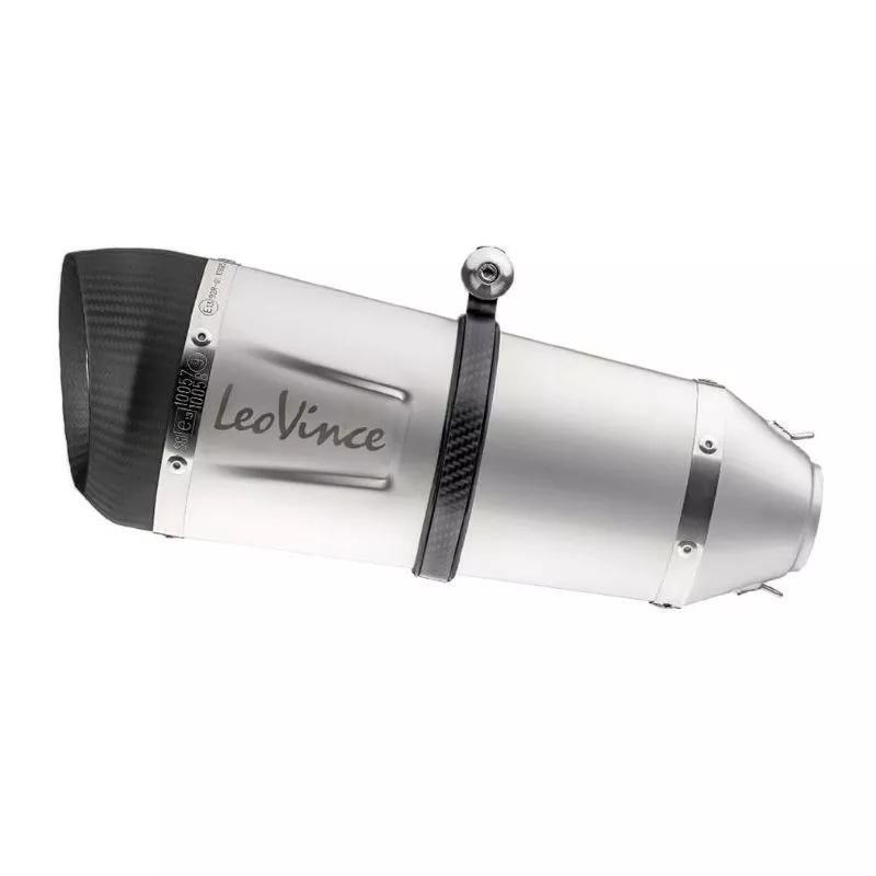 Échappement silencieux Slip-On LeoVince universel FACTORY S Racing inox ...