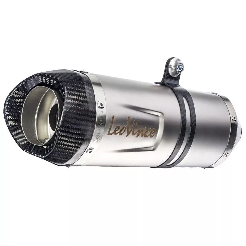 Échappement silencieux Slip-On LeoVince universel LV ONE EVO Racing ...