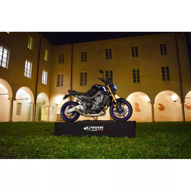 Ligne complète Spark collecteur inox + silencieux simple GRID-O Titane ...