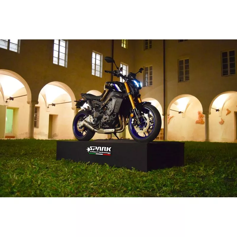 Ligne complète Spark collecteur inox + silencieux simple GRID-O Titane ...