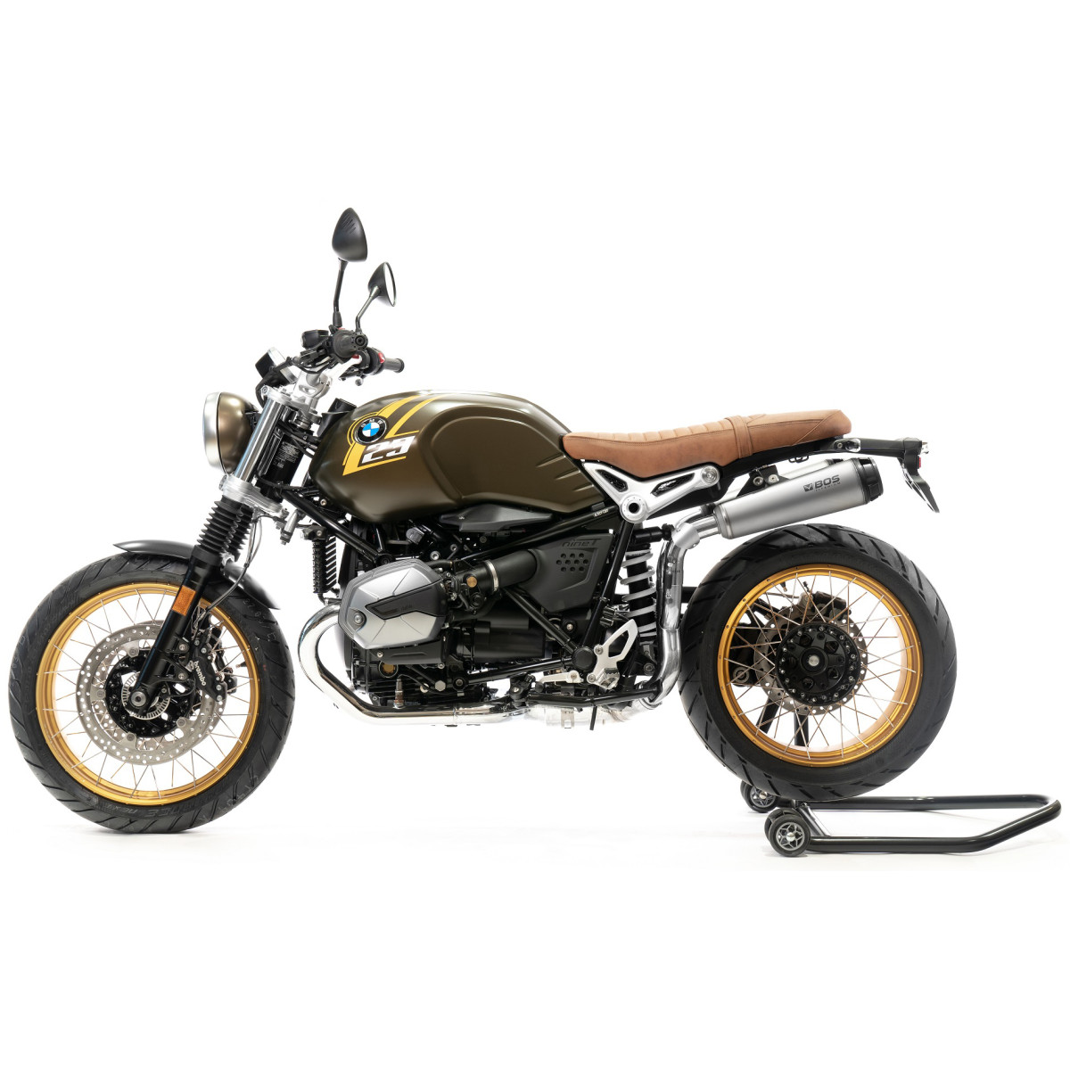 Silencieux Slip-on racing BOS SSEC GT Titane BMW RnineT 2020 et ...