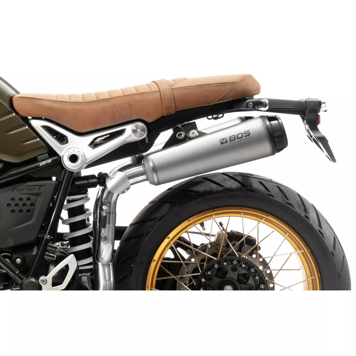 Silencieux Slip-on racing BOS SSEC GT Titane BMW RnineT 2020 et ...