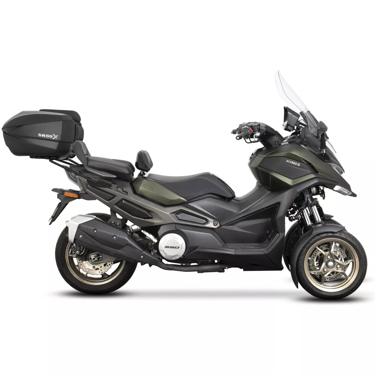 Pack Top Case complet - moto KYMCO CV3 550 - Tech2Roo