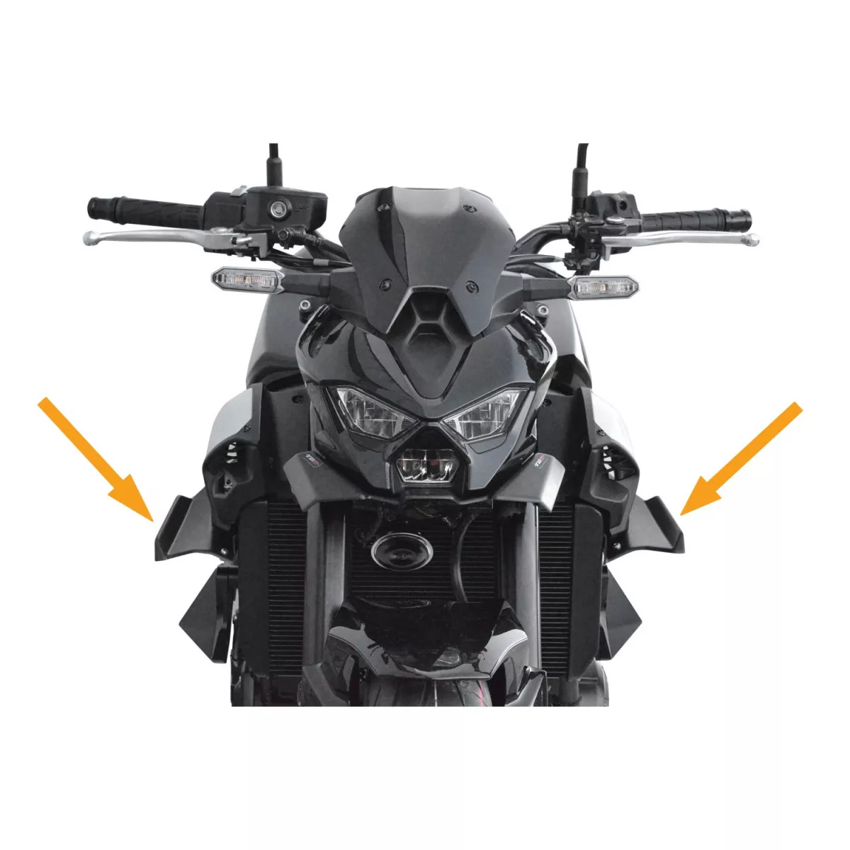 Ailerons latéraux Top Block pour Kawasaki Z900 2025 et + - Tech2Roo