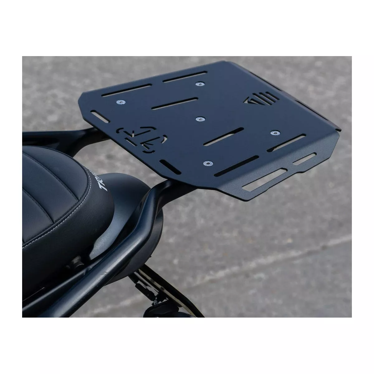 Porte bagage Seat Rack Pyramid noir mat Triumph Speed 400, Scrambler ...