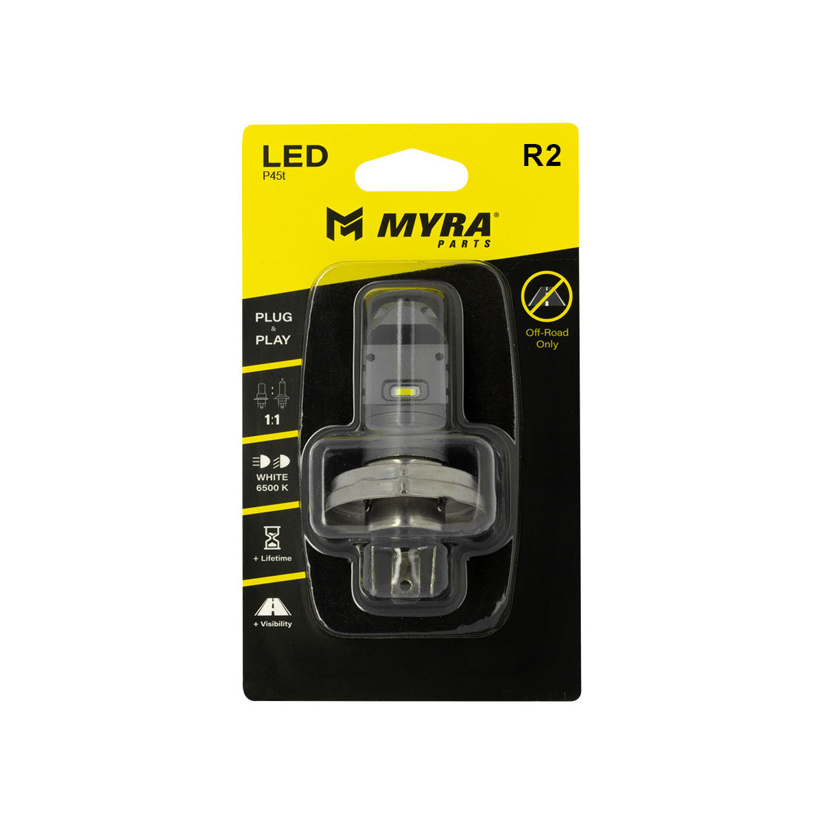 Ampoule LED Myra R2 P45t Code Européen LED - Tech2Roo