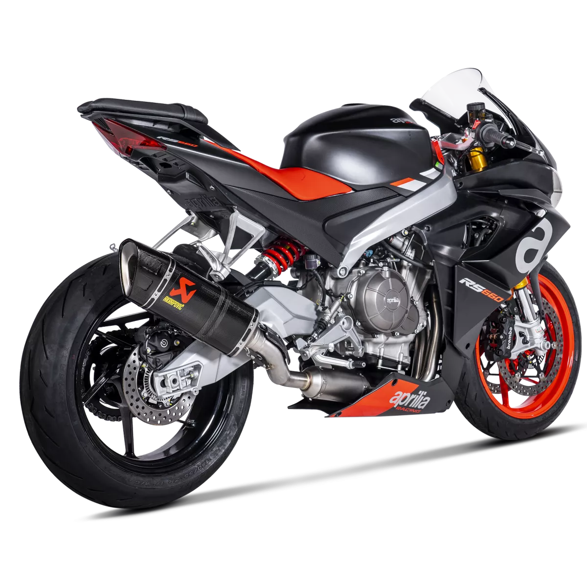 Ligne complète RACING Akrapovic Carbone pour Aprilia RS 660 2025 et ...