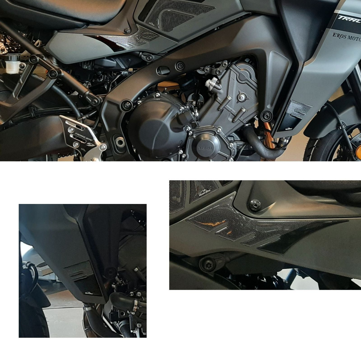 Stickers de protection 3D Resin Bike - Côtés de réservoir Yamaha Tracer ...